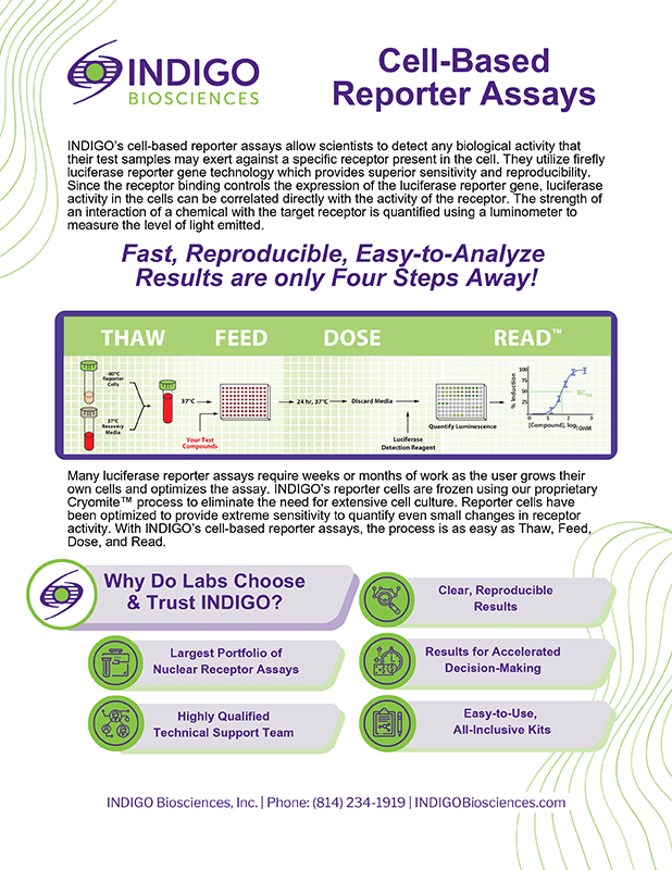 Indigo Biosciences | Catalogs | Resources | Biomol GmbH - Life Science Shop