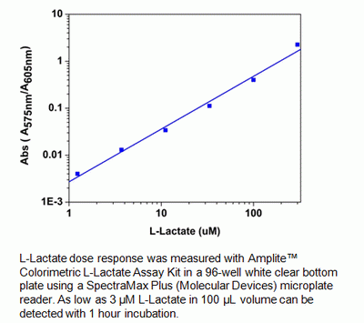 Amplite(TM) Colorimetric L-Lactate Assay Kit | AAT Bioquest | Biomol.com
