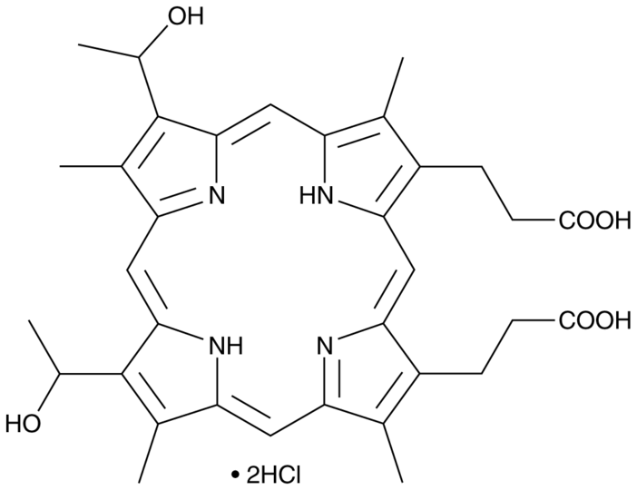Hematoporphyrin (hydrochloride) | CAS 17696-69-4 | Cayman Chemical ...