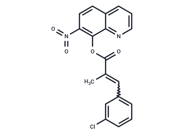 Cinnamic acid, m-chloro-alpha-methyl-, 7-nitro-8-quinolyl ester | CAS ...