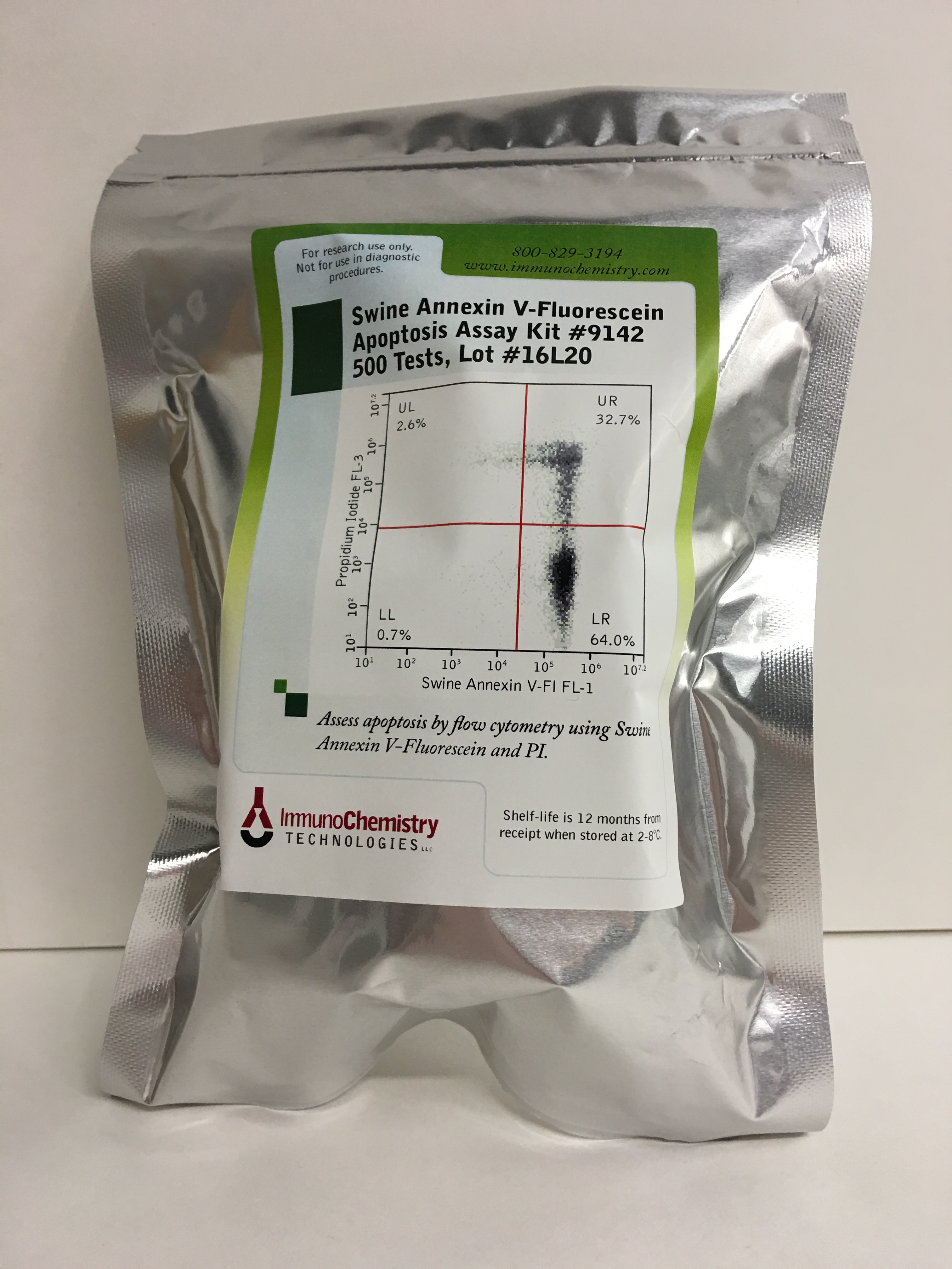 Swine Annexin V-Fluorescein Apoptosis Assay Kit | ImmunoChemistry ...